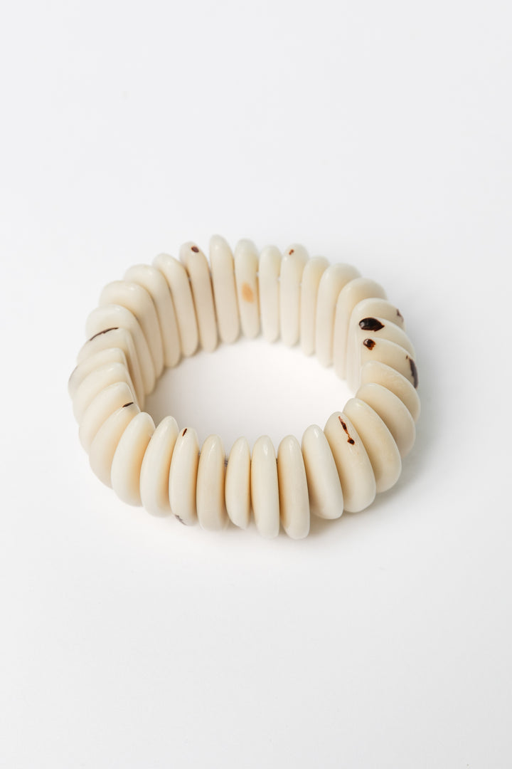 Palm Ivory Bangle - Tulum – BECASA